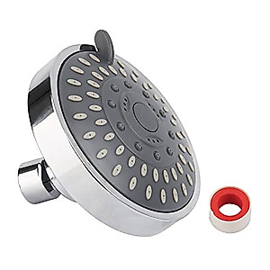 Solimeta High Pressure Shower Head, High Flow Bathroom Showerhead with Adjustable Brass Ball Joint