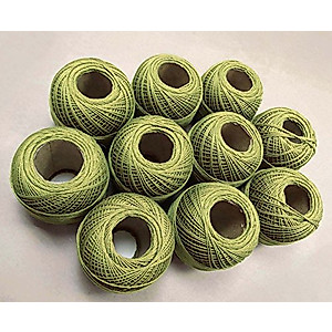 S2J Cotton Thread Knitting Set of 10 Pcs Anchor Crochet Tatting Embroidery Ball Yarn