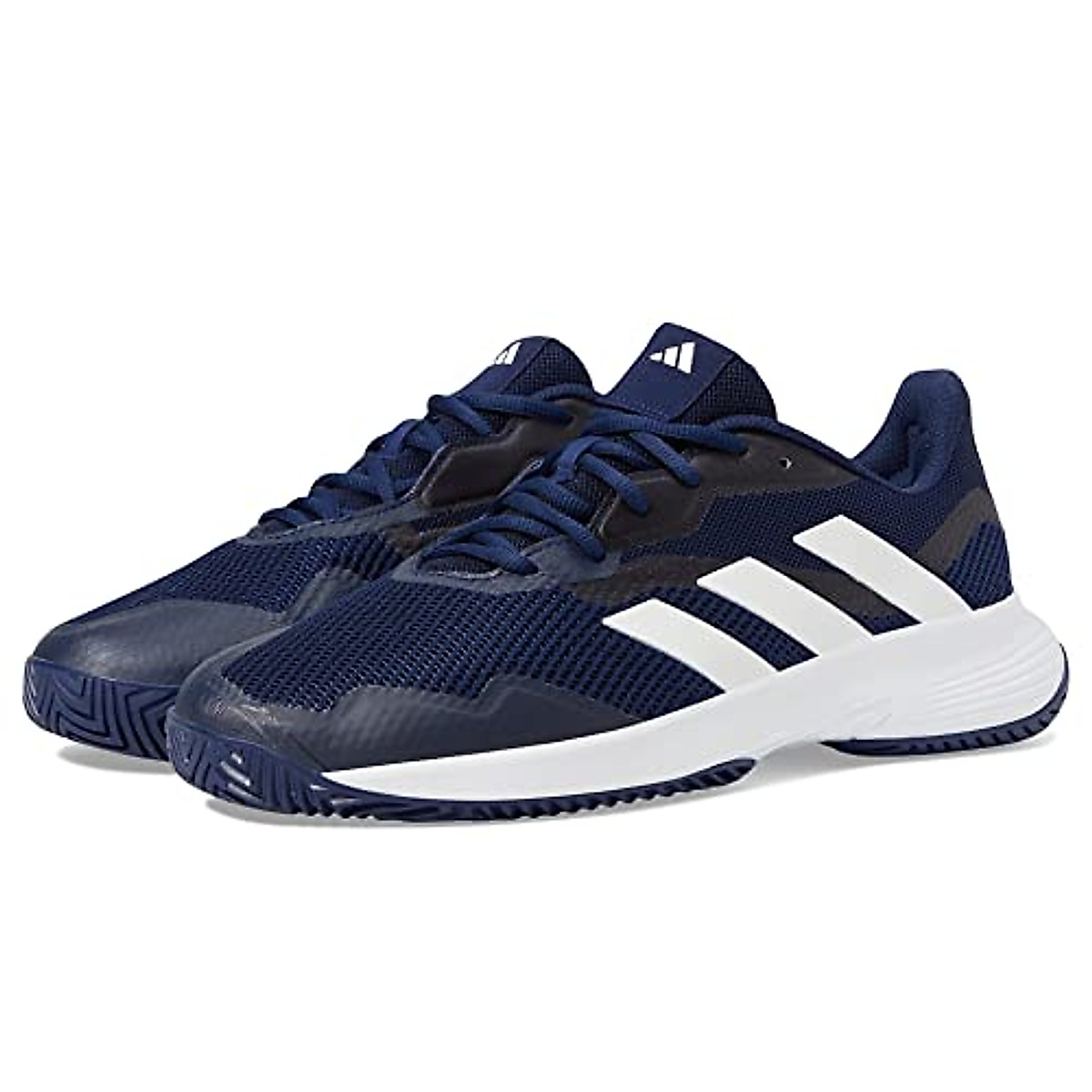 adidas Men's Courtjam Control Tennis Shoe, Team Navy Blue/White/White, 9