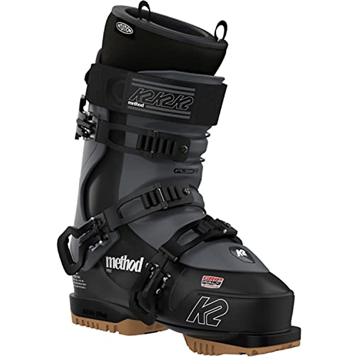 K2 Method Pro Mens Ski Boots Black/Grey 10.5 (28.5)