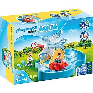Playmobil 1.2.3 Aqua Water Wheel Carousel