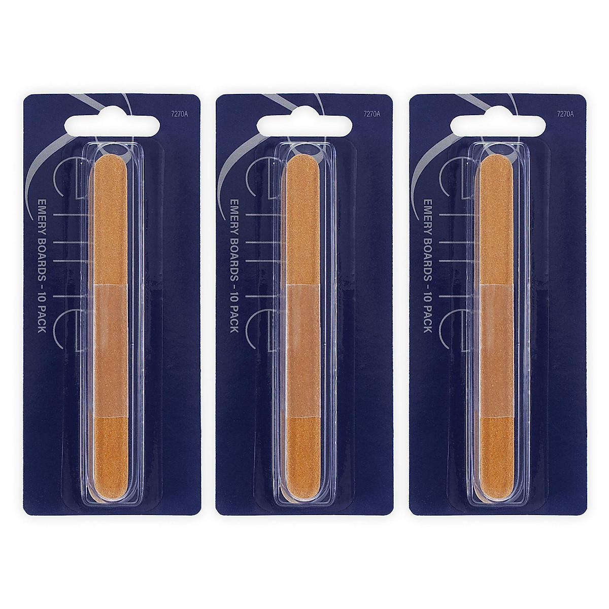 REFINE Emery Boards 120/150 Grit Nail Files, 30 Count