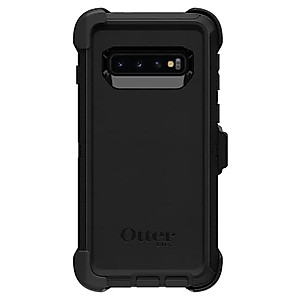 OtterBox Defender Screenless Series Case for Samsung Galaxy S10 (NOT S10e/Plus) Non-Retail Packaging - Black