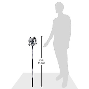 California Costumes Psycho Jester Black and White Cane Standard