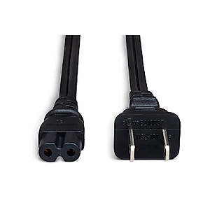 Hosa PWP-426 IEC C7 to NEMA 1-15P Power Cord, 8 Feet