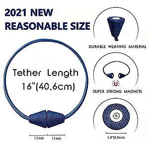 2 Pack Strong Magnetic Curtain Tiebacks for Drapes Window Curtain Holdbacks Clips Drapery for Home Kitchen Office Window Sheer Curtains or Blackout Curtains (Gold Copper)