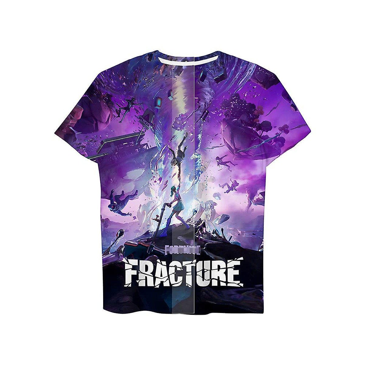 Kids Battle Royale T-Shirt Teen 3D Printing Game Short Sleeve for Boys and girlssA-003-Medium