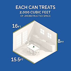 Hot Shot No-Mess! Fogger With Odor Neutralizer, Kills Hidden Bugs, No Need To Turn Off Pilot Lights , 3-Count, 6-Pack