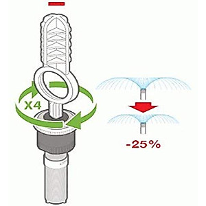 2 Pack Hunter MP Rotator Adjustment Tool MPTOOL, Orange Sprinkler Adjustment Tool, Hunter MPTool Sprinkler Tool Pack of 2 Adjustment Wrench for all MP Rotator Nozzles with Included LED Keychain Light
