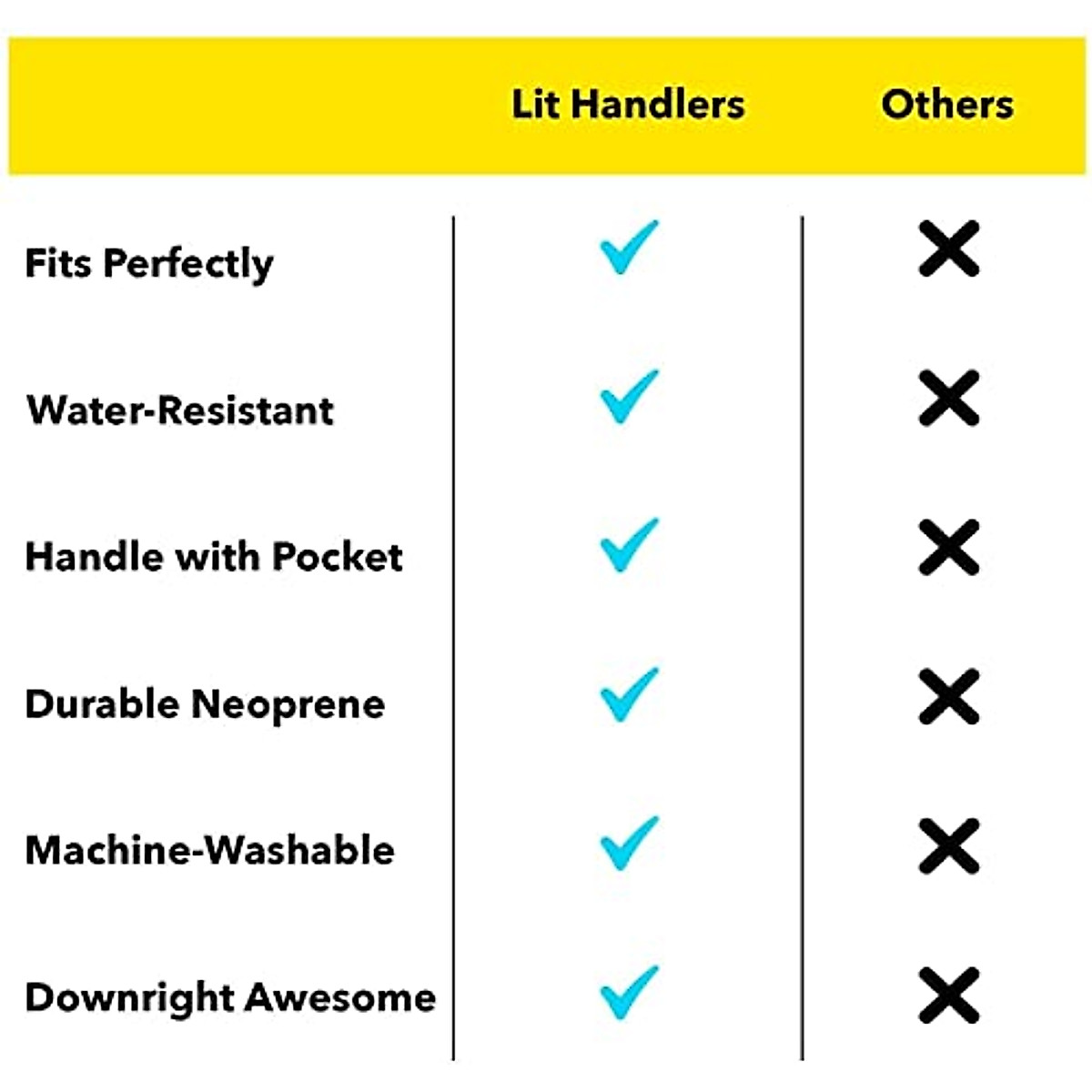 12 oz Beer Bottle Handler - Neoprene Bottle Sleeve with Pocket Handle - Insulated Beer Sleeves