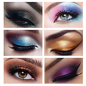 All in One Makeup Kit for Women Full Kit, 194 Colors Professional Makeup Gift Set with Facial Blusher, Eyebrow Powder, Concealer Powder, A Mirror, 6 Applicators