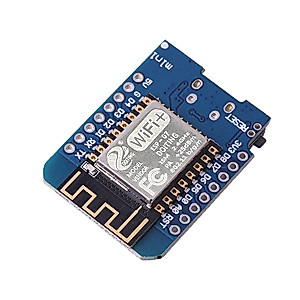 SP8266 ESP-12 ESP-12F NodeMcu Mini D1 Module WeMos Lua 4M Bytes WLAN Internet Development Board Base on ESP8266 ESP-12F for Ar-duino,Compatible with WeMos D1 Mini