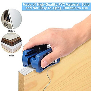 Banding Trimmer, Edgeband Cutter Tools Trimmer for Plywood Melamine Wood Double Veneer Trimmer Cabinet Wood Trimming Woodworking Tool Fit Width Range 15-40mm Thickness Below 0.5mm