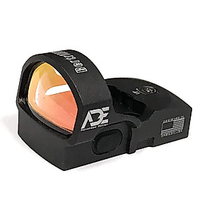 ADE Bertrillium RD3-013 Red Dot+Rear Sight Optic Mounting Plate/Adapter for All GLOCK (Non-MOS,Non-Aftermarket Slide) Standard models,Canik TP9SF and Taurus GX4,G3C&G3 with factory steel sights pistol