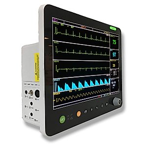 PM6800VCS 15" Veterinary Multi-Parameter Monitor with ETCO2(sidestream) ECG RESP SpO2 NIBP Temp PR