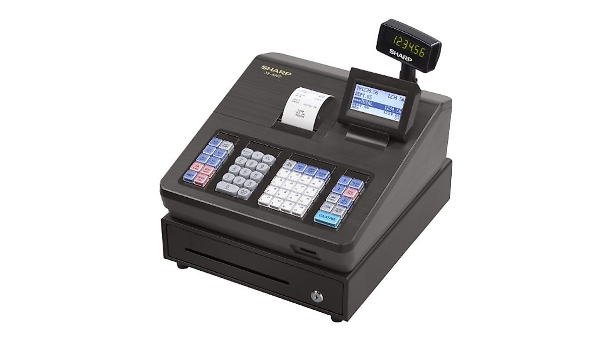Sharp XEA207 Cash Register: Menu Control & Thermal Printing