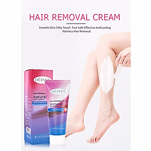 DUOMEIYA Hair Removal Cream for Women & Men, Gentle and Non-Irritating Hair Remover, Suitable for Armpits, Bikini Line, Legs and Limbs, 3.53fl oz/100G