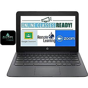 2022 Newest HP Chromebook 11.6" HD Laptop for Business and Student, Intel Celeron N3350, 4GB Memory, 32GB eMMC, Webcam, USB-C, WiFi , Bluetooth, Chrome OS+AllyFlex MOUSPAD