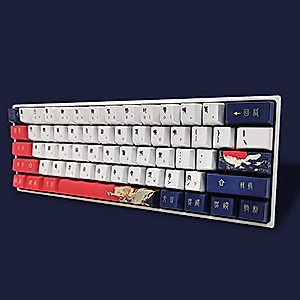 Keycaps PBT Dye Sublimation Upgrade 108 Keycap Set OEM Profile Keycaps Keyset with Puller for Cherry Mx Gateron Kailh Switch Mechanical Keyboard (Fate)