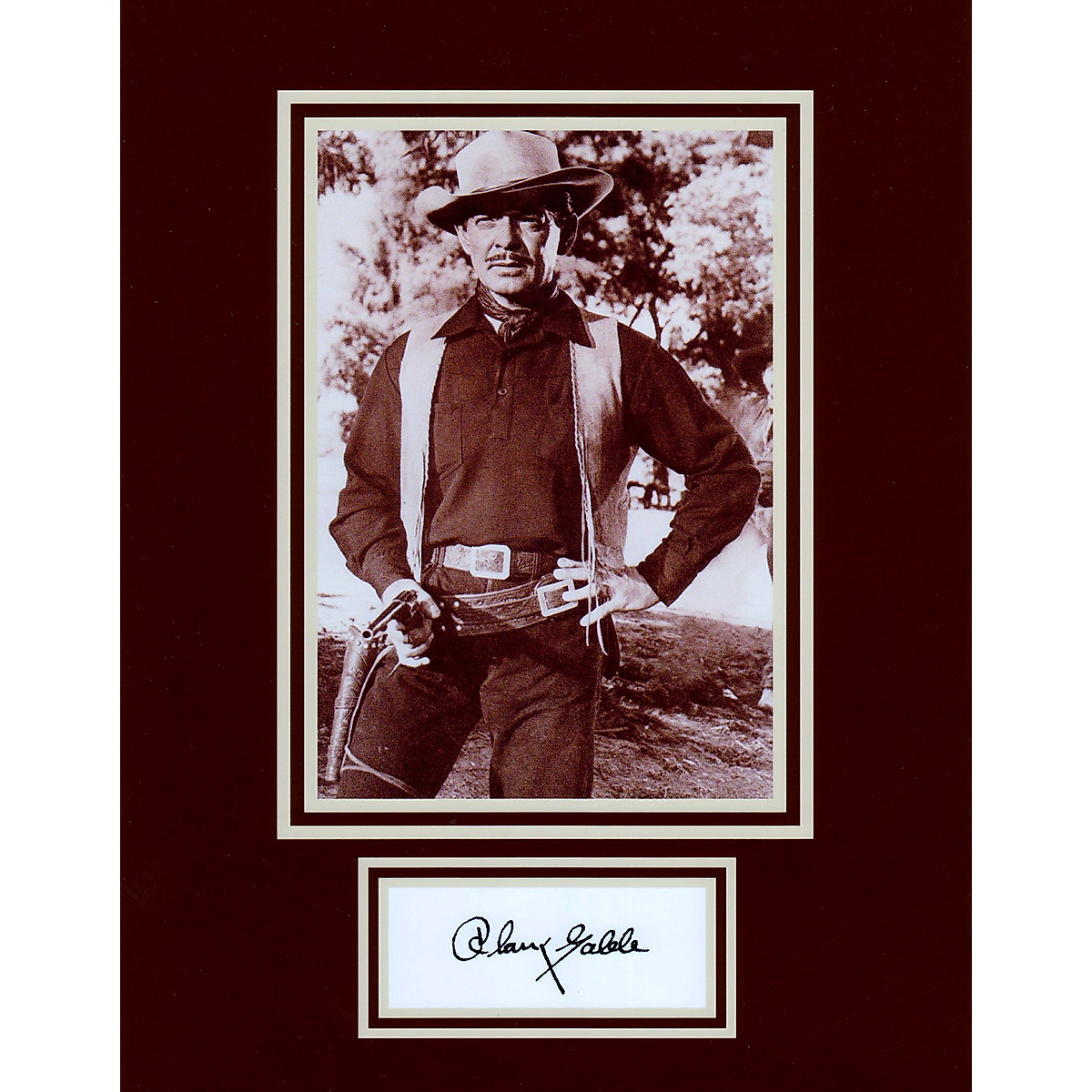 Kirkland Clark Gable 8 X 10 Photo Autograph on Glossy Photo Paper