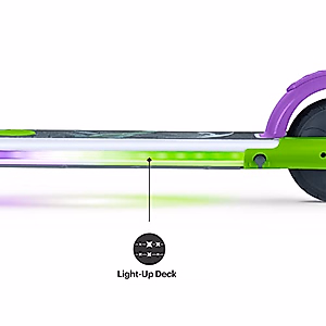 Jetson Disney Buzz Lightyear Kids' Electric Scooter, 7 Miles Per Hour, 4 Miles Max Range, 60-Watt Motor, Light-Up Deck, Height-Adjustable Handlebar, Ages 8+, JBUZZ-ELE