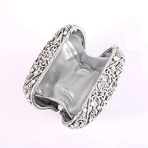 DEBIMY Crown Clutch Purse for Women Glittering Rhinestone Crystal Evening Bag Handbags Wedding Party Shoulder Bag, Gold