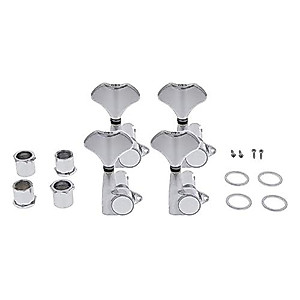 Gotoh GB707 Chrome Bass Machine Heads Set of 4 Inline