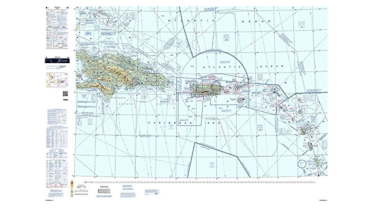FAA Caribbean VFR Aeronautical Chart - Safe Flight Planning