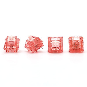 EPOMAKER Ajazz Diced Fruit Peach Switch, Linear, 45+1 Pieces for Mechanical Keyboard Replacement(Ajazz Peach Switch)