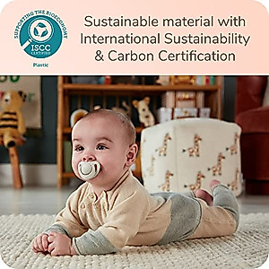 NUK for Nature™ Natural Rubber Pacifier, 4-Pack, Neutral, 0-6M