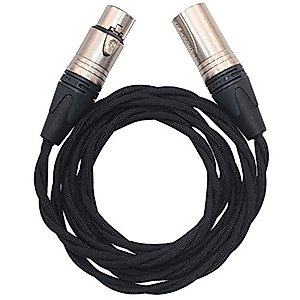 KK Cable VI-Z, 4-Pin XLR (Balance) Male to 4-Pin XLR (Balance) Female Extension Cable, Headphone Extension Cable, Audio Extension Cable. VI-Z (2M(6.5ft))