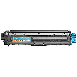 Brother TN221BK Standard Yield Black and TN225C, TN225M, TN225Y High Yield Cyan, Magenta and Yellow Toner Cartridge Set