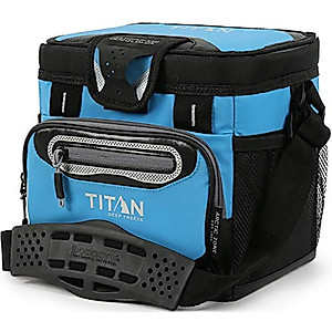 Arctic Zone Titan Deep Freeze Cooler - 9 Can Zipperless Hardbody Cooler - Deep Freeze Insulation, HardBody Liner, and SmartShelf