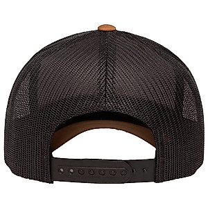 Mrlahat YP Classics Retro Trucker Cap with Black Bandana (Caramel/Black)