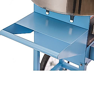 Commercial Cotton Candy Machine w/Cart Electric Cotton Candy Floss Maker - 110V for the Perfect Party Favor for Birthdays, School function, or Social Events.（Blue） (With wheels, BLUE)