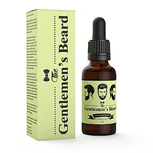 The Gentlemen's Beard Premium Beard Oil - Gentlemen's Scent - Conditioner Softener - All Natural - Softens, Strengthens and Promotes Beard & Mustache Growth - Leave In Conditioner