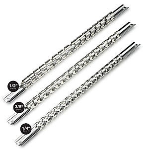 Neiko 03969A Socket Holder Rail, 3 Piece Organizer Set | 1/4, 3/8 and 1/2-Inch Drive