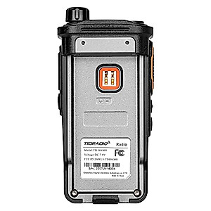 TIDRADIO H8 GMRS Radio APP Wireless Programmable, GMRS Repeater Capable, with Dual Band Scanning Receiver (VHF/UHF) Color LCD SYNC Display Long Range Two-Way Radio with Large Battery