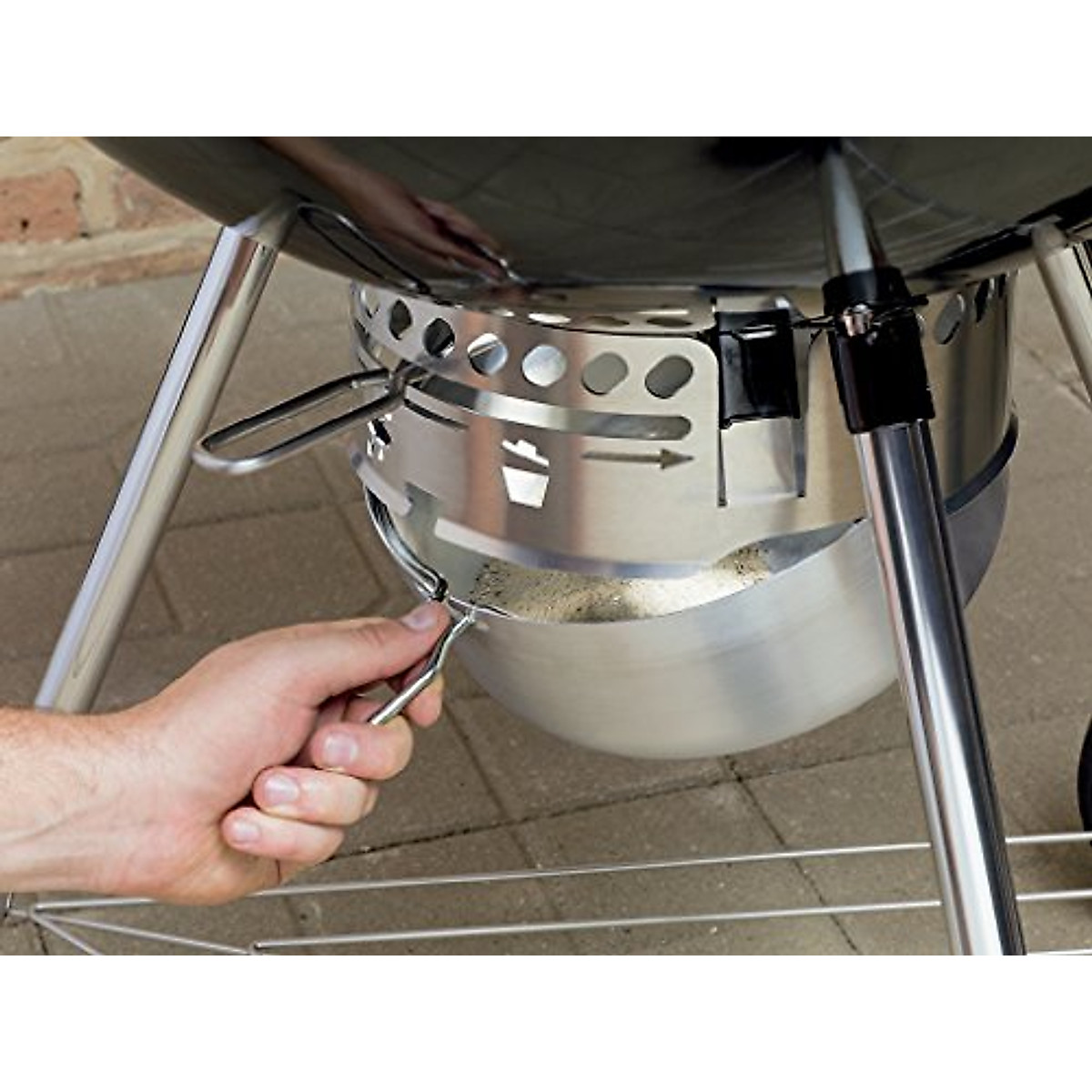 Weber Original Kettle Premium 26 Inch Charcoal Grill, Black