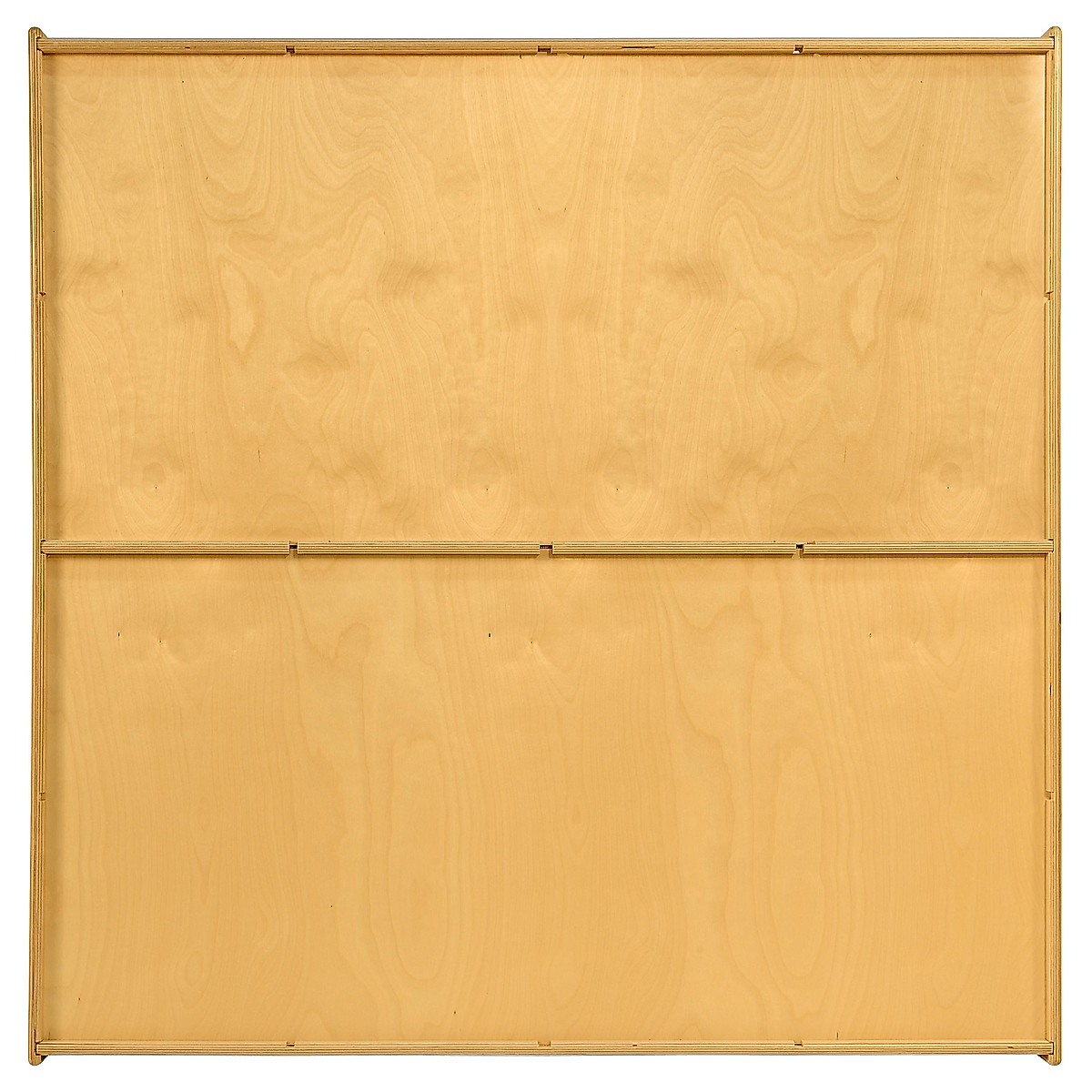 Contender 16 Big Cubby Section Storage Cabinet, Multipurpose Montessori Shelves for Mobile Storage of Toys, Craft Supplies in Natural Finish, Made in USA