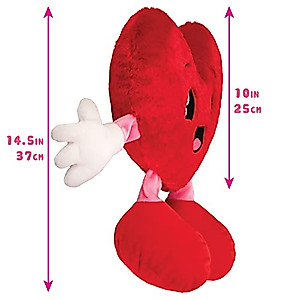 Scentco Sweetheart (Heart) - 10" Patented Gourmet Strawberry Scented Stuffed Plush - Valentines, Gifts for Kids, Gift Guide