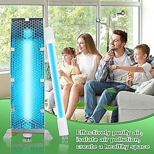 Leafinnerin Air Scrubber Plus Advanced Photocatalytic Oxidation (PCO) 9 Inch Replacement Cell and Üν Bulb, Ozone Free Suitable for ActivTek InDuct 2000, A1013A, A1013C, A1013P,A1013Q,A1013T, 1 Pack