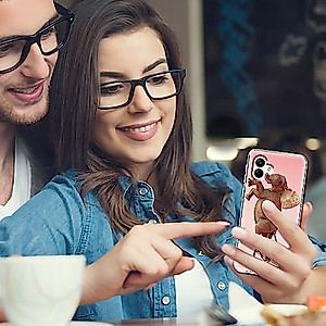 SROJDHFJB Phone Case for Samsung Galaxy A04 4G, Clear Cover for Galaxy A04 4G Dual Layer Soft Rubber Shockproof Bumper Anti-Scratch Hard PC Back, Girls Shell with Cycling Elaphant Dsigned