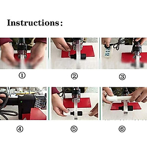 Plastic pipe welding tool，Plastic welder kit Contains welding heads of 6 diameters，Water Pipe Welding Machine Electric Heating Hot Melt Tools for PPR PE Tube 1000W 220V