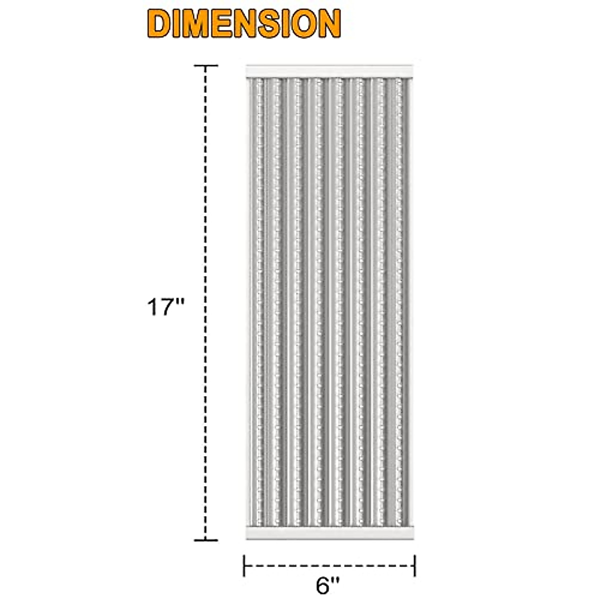 Grill Emitter Plates Replacement for 2015+ Char-Broil Commercial, Signature, Professional Series TRU-Infrared Grill Parts, Char-Broil TRU-Infrared 4, 2, 3, 5, 6 Burner Grill, for Char-Broil 3297527R04