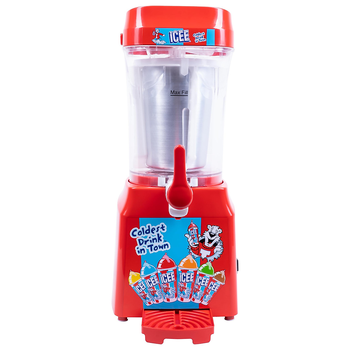 ICEE Slushie Machine. Home Countertop Slushy Maker. New for 2024. Creates up to 34Floz of Ice Cold ICEE Slushy. Make Ice Cold Slushies at Home! Officially Licensed ICEE Merchandise.