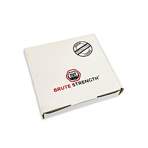 Brute Strength - Leather Straps with Hooks - Cognac - 2X - Full Grain Leather - Mommy Hook - Stroller Clip - Bag Hook - Leather Hooks - Leather s Hooks - Black s Hooks - Similar to S-Hooks