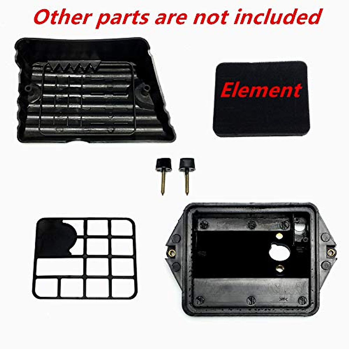 Air Filter Element for Predator 79CC 99CC Gas Engine 1400/1800 Watts Generator 57064 For Champion 80CC 2.4HP 1200/1500W For Coleman Powersports CK100-S 3HP 98cc Off Road Go Kart