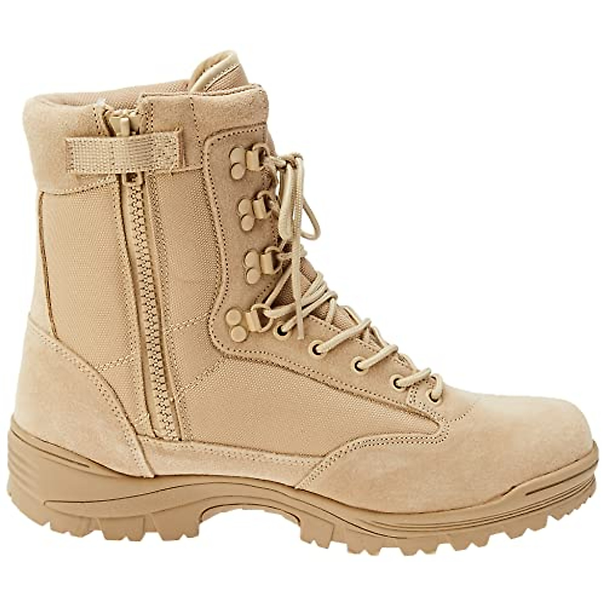 Mil-Tec Tactical Side Zip Boots Khaki Size 9 US