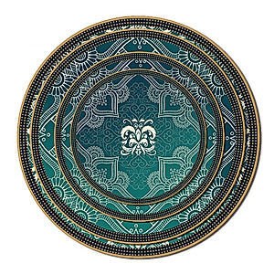 16-Piece Dinnerware Set, Round Dinner Plates , Dish set for 4,Scratch Resistant, Lead-Free, Microwave, Oven, and Dishwasher Safe